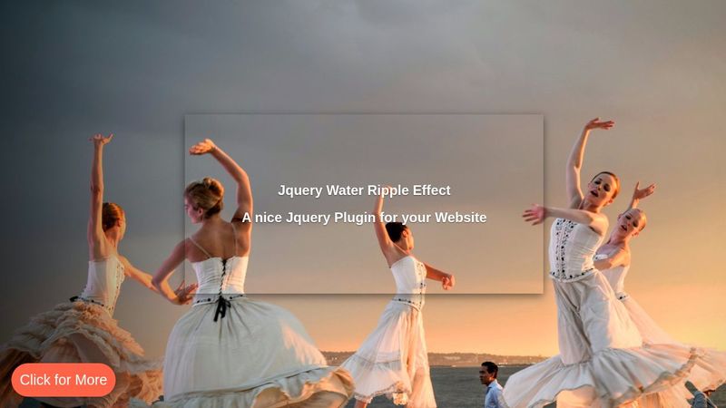 Jquery Water Ripple Effect