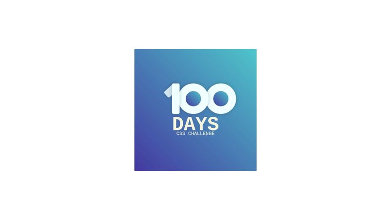 100 days css challenge