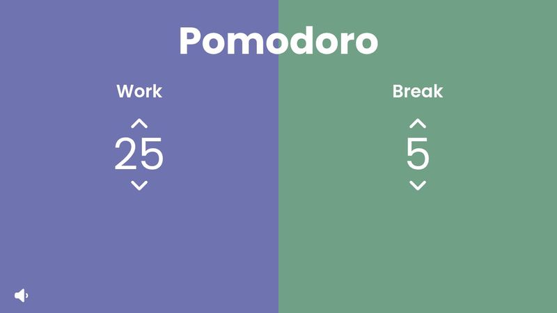 Pomodoro timer js