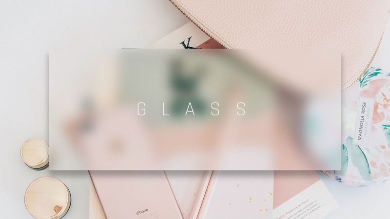 CSS - Frosted Glass