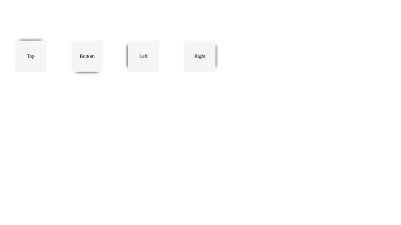 Box shadow Bottom Only