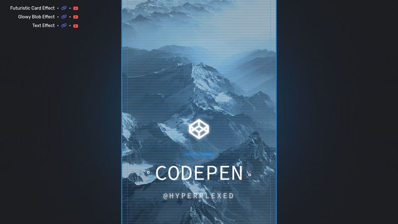 Futuristic Card Effect