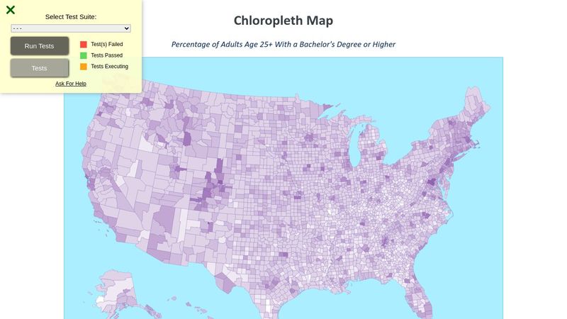 Digital Visualization: Chloropleth Map