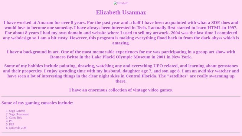 CodePen - A Pen by Elizabeth Usanmaz