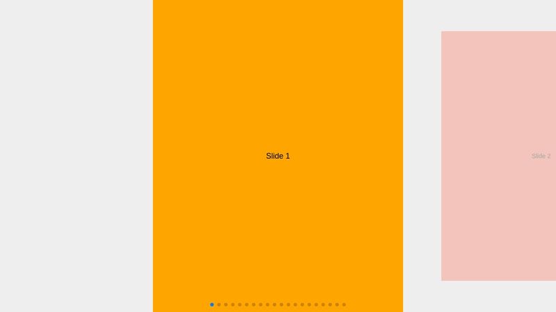 Swiper slider example slide visibility