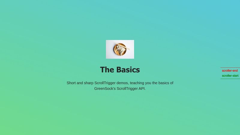 My first GSAP - Scrolltrigger on codepen