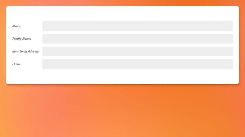 Aligning form elements
