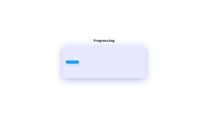 simple progress bar component