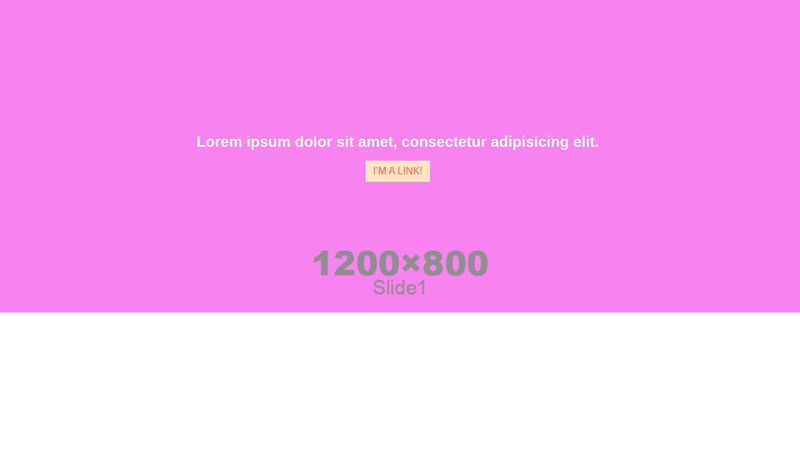 Quick full-width hero slider demo