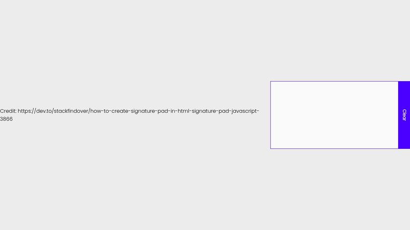 Javascript Signature Pad