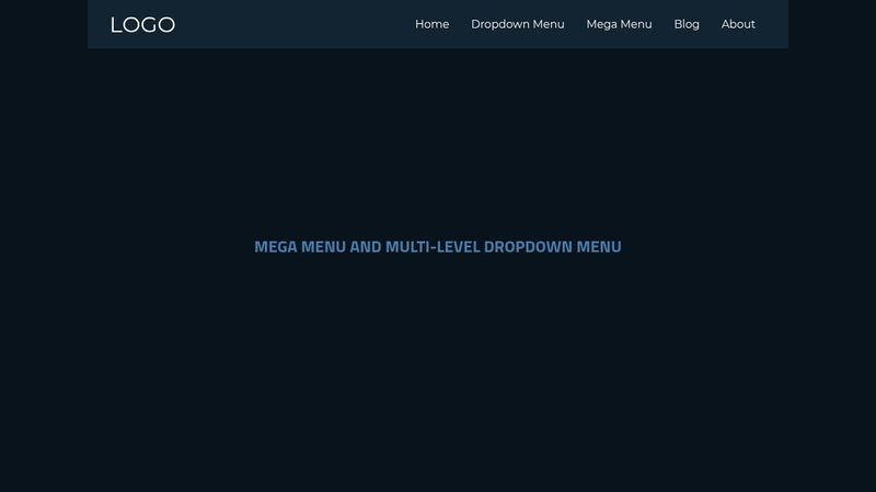 Responsive Mega Menu