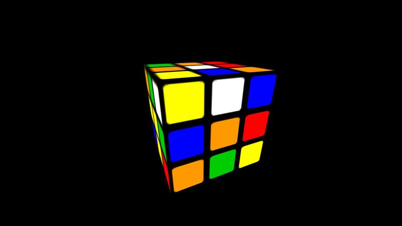 Rubik Cube 2 (ThreeJS)