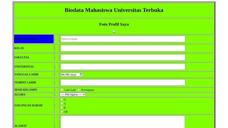 Tugas 1 - CSS HTML JS DOM