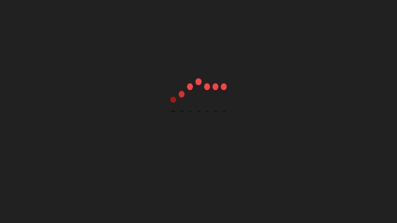 Pure CSS (Scss) bouncing balls loader