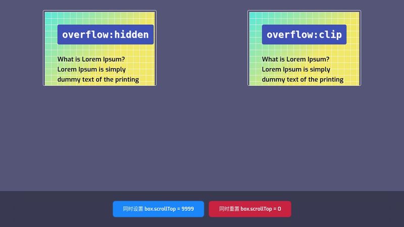 CSS Overflow: hidden vs. clip