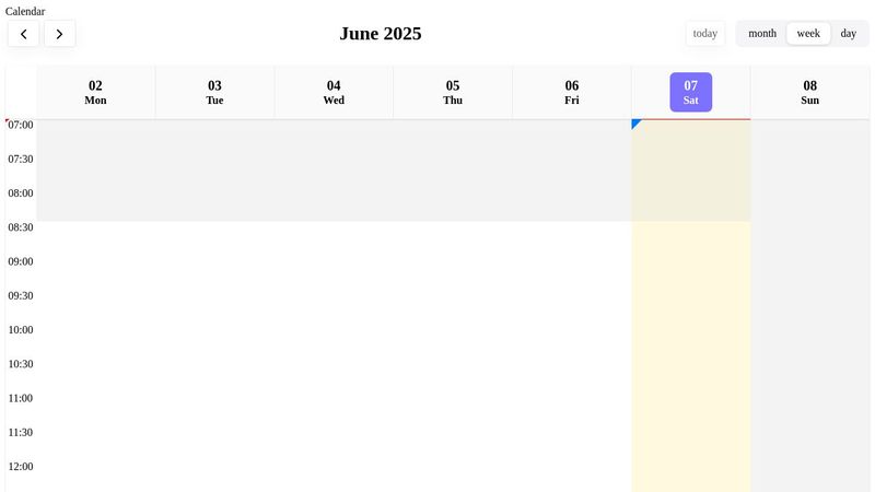 Fullcalendar custom design