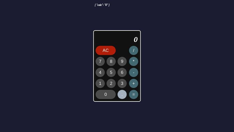 JavaScript Calculator | FreeCodeCamp