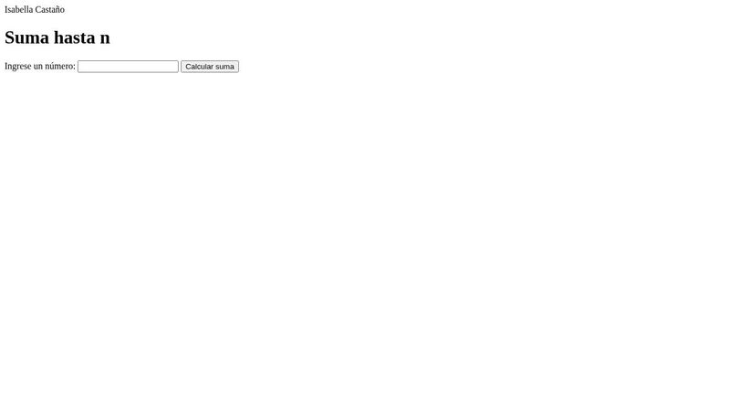 Suma hasta n