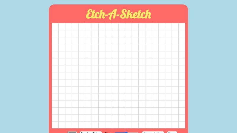 Etch-a-Sketch project
