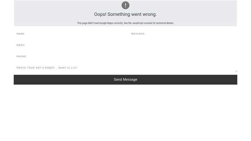 Responsive contact form using Bootstrap 3 and Google Maps API