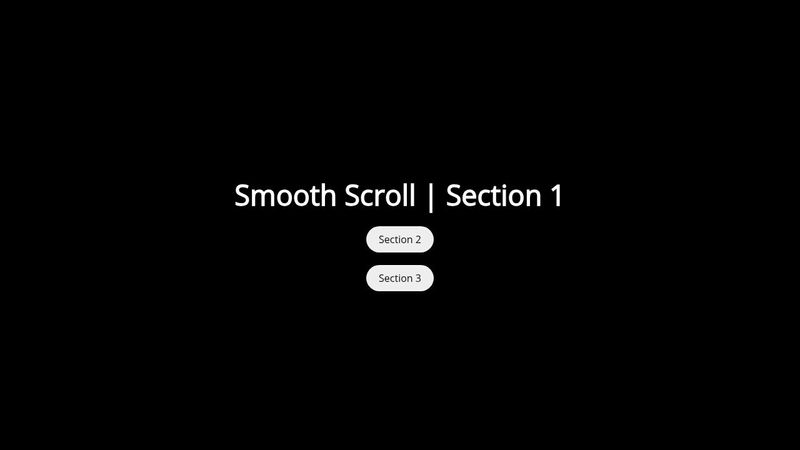 Smooth Scroll CSS