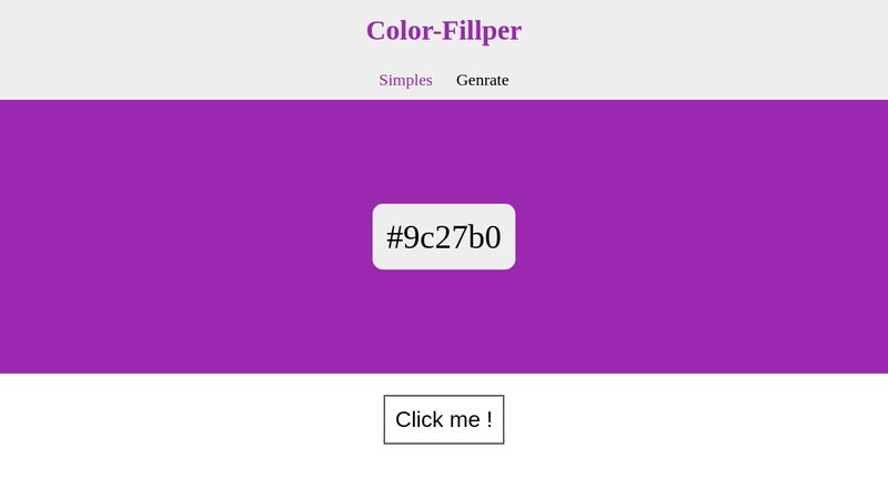 Simple color flipper JS