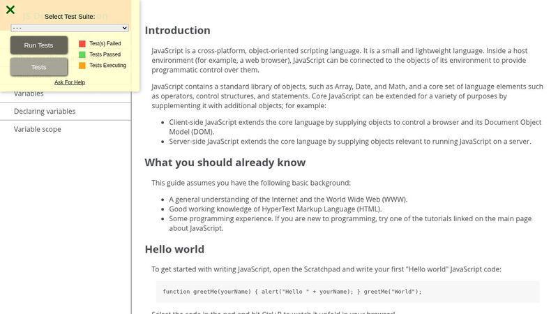 freeCodeCamp Project: Technical Documentation Page