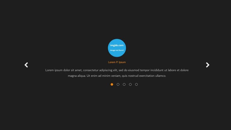 CodePen - Testimonials Slider