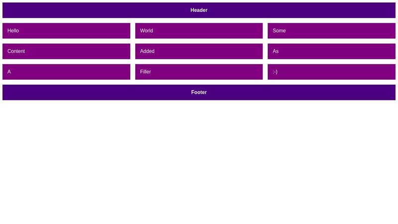 Grid Column 1 1 Example