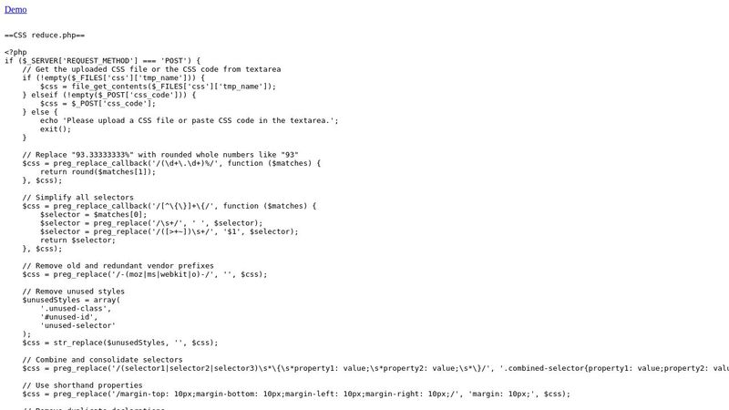 (PHP) CSS & JS Reduction tools (minification, alteration)