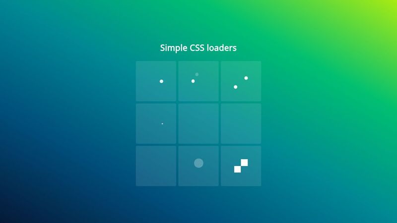 Simple CSS loaders