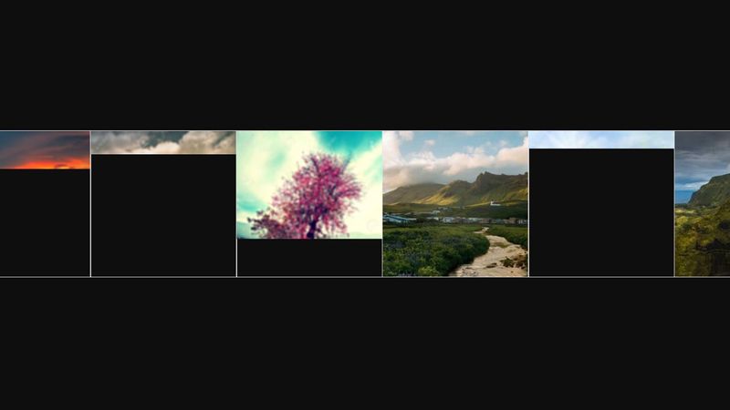 Image Gallery Using Marquee - HTML & CSS