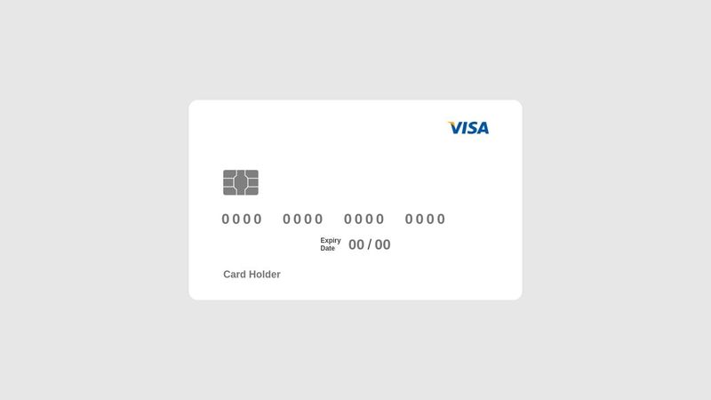 Interactive credit card payment form design with perspective animation ...