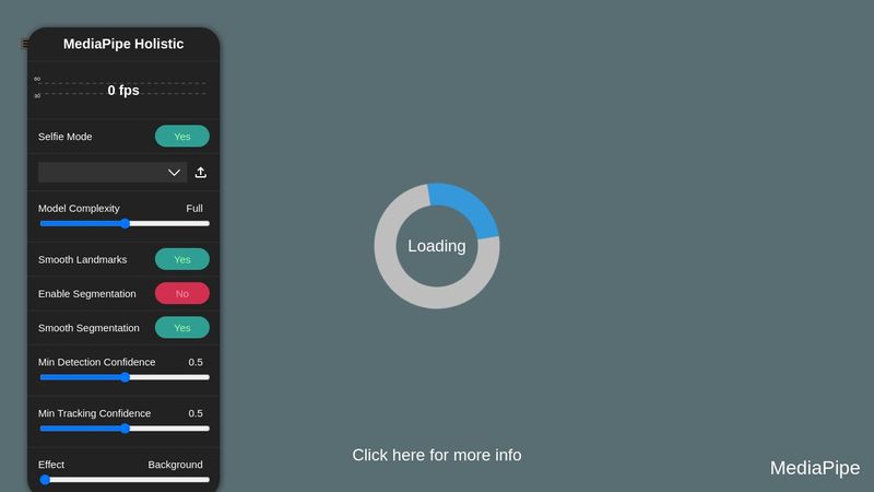 MediaPipe - Holistic