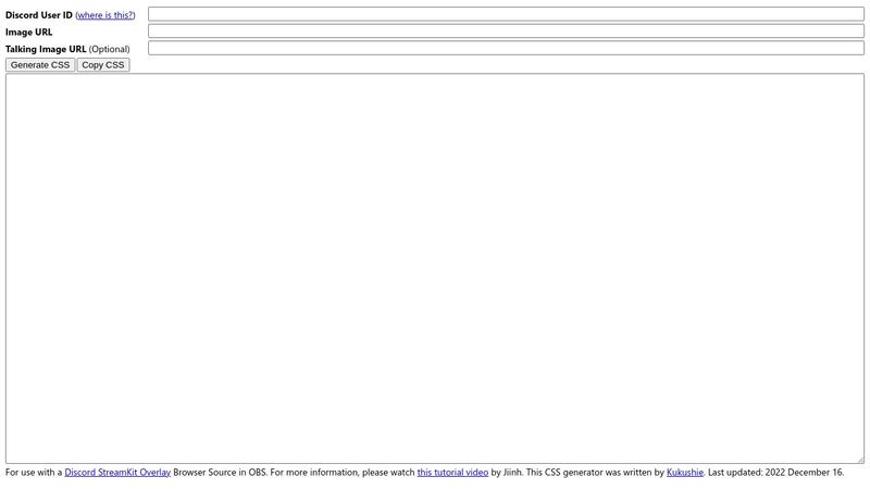 Discord StreamKit Overlay: Head-Bobbly CSS, v1