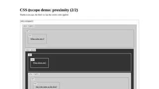 CSS `@scope` demo: proximity (2/2)