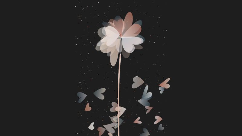 Flower of Hearts - CSS Doodle