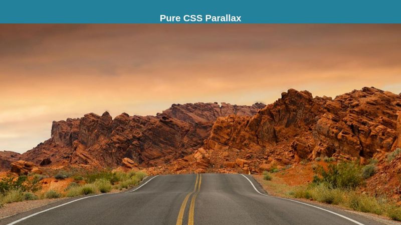 Parallax CSS example