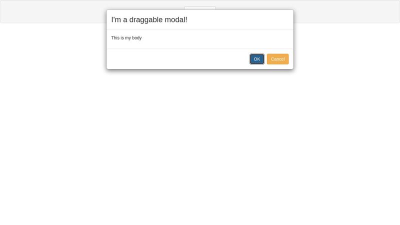 Draggable Bootstrap Modal with AngularJS in TypeScript