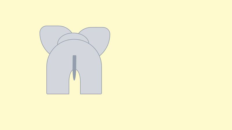 Pure CSS - Daily CSS Images - Day 2 Elephant
