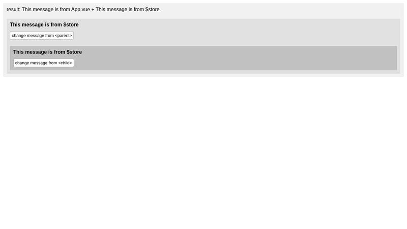 Vue.js parent, child two-way data passing using vuex