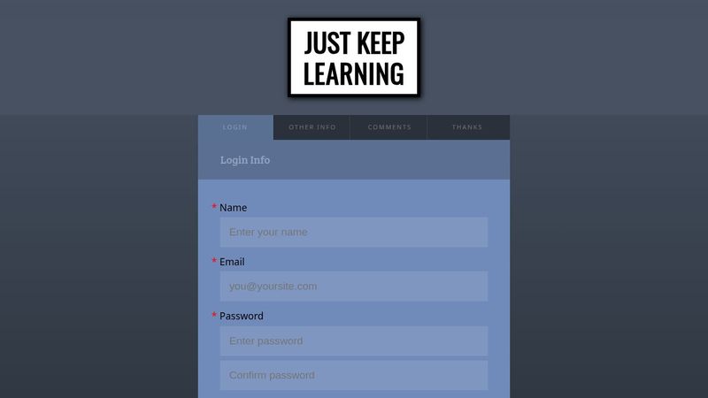 HTML5 Forms (jQuery Validation)