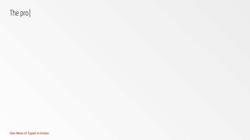 Chained Typing Text Animations w/ TypeIt JS