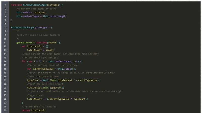 Greedy Algorithms - Minimum Coin Change Problem
