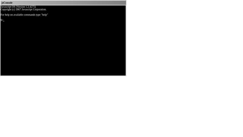 Command Console Window