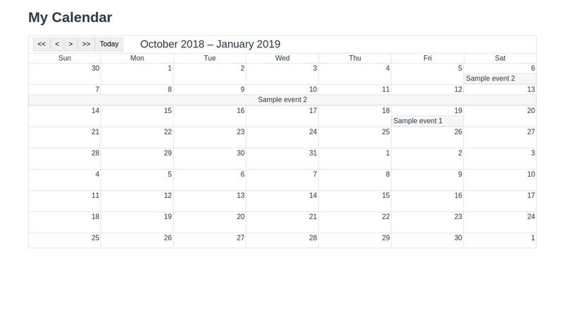 Vue-simple-calendar sandbox