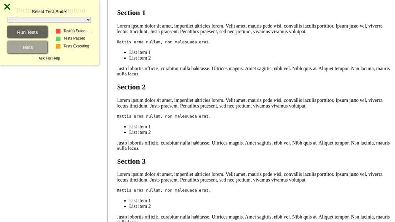 Fork Me! FCC: Technical Documentation Page