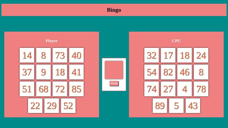 Bingo Game in JS