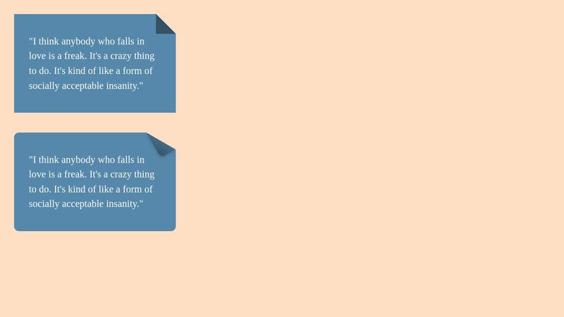 CSS Secrets #19: Folded Corner Effect