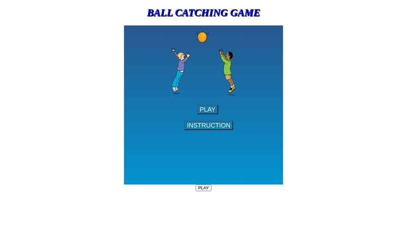 Ball catching game
